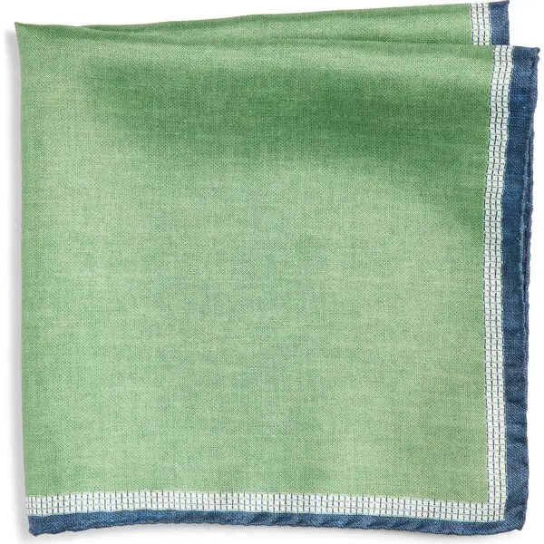 Nordstrom Silk Pocket Square - Green