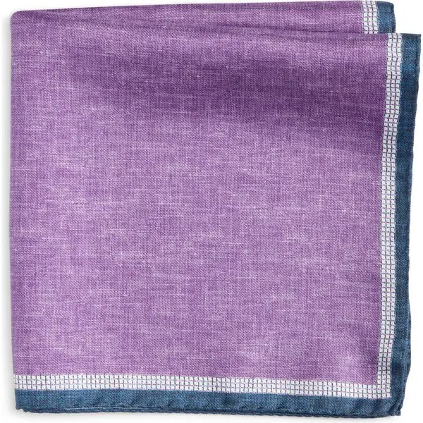Nordstrom Silk Pocket Square - Purple