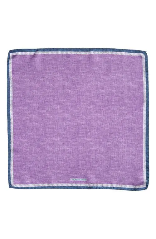 Nordstrom Silk Pocket Square - Purple