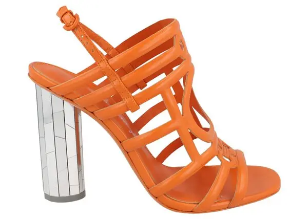 FERRAGAMO Florenza X Slingback Heel Sandals