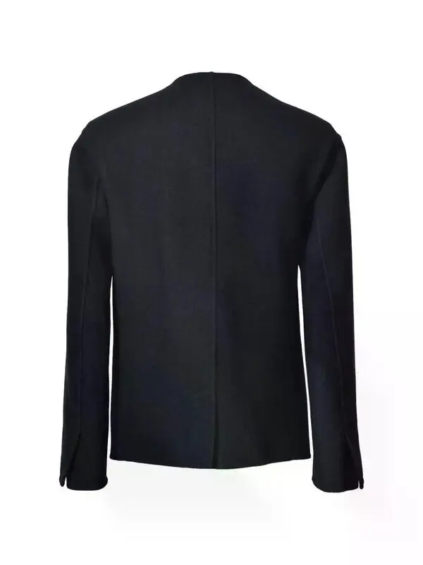 META CAMPANIA COLLECTIVE Collarless V-neck Jacket