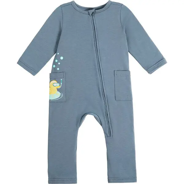 UV SKINZ Long Sleeve Romper - Mirage Ducky