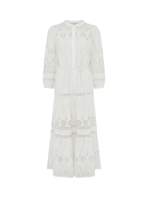 Gerard Darel Rhonie Openwork Embroidered Maxi Dress