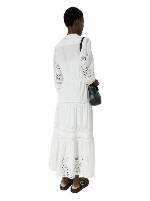 Gerard Darel Rhonie Openwork Embroidered Maxi Dress