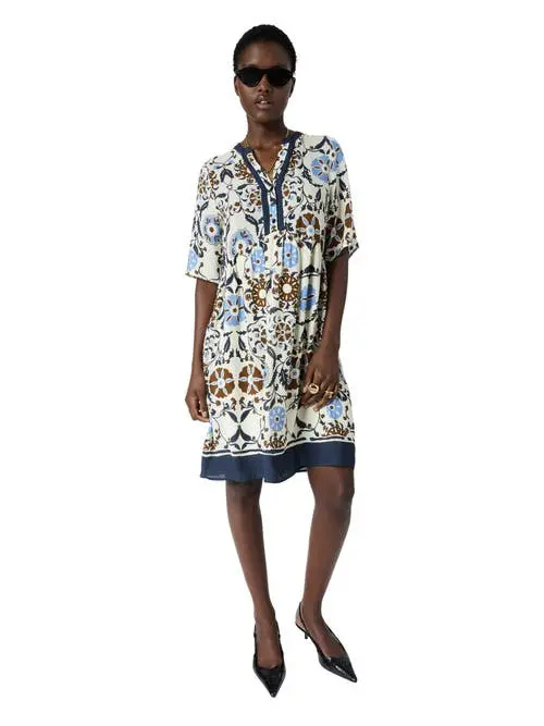 Gerard Darel Romaine Printed Tunic Dress