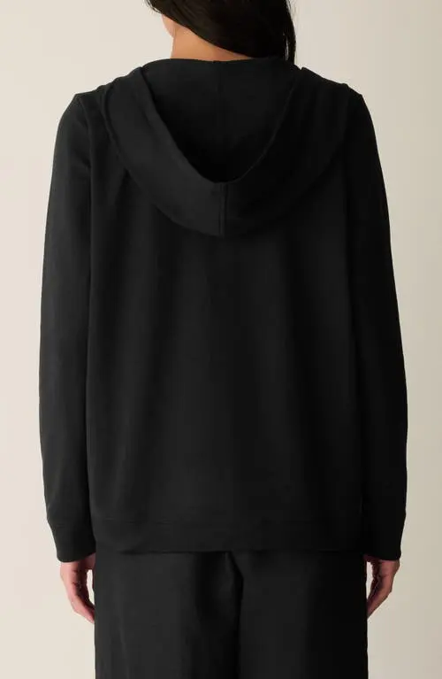 Eileen Fisher Hooded Zip-up Jacket