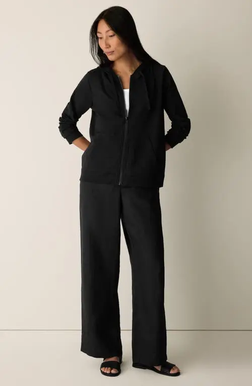 Eileen Fisher Hooded Zip-up Jacket