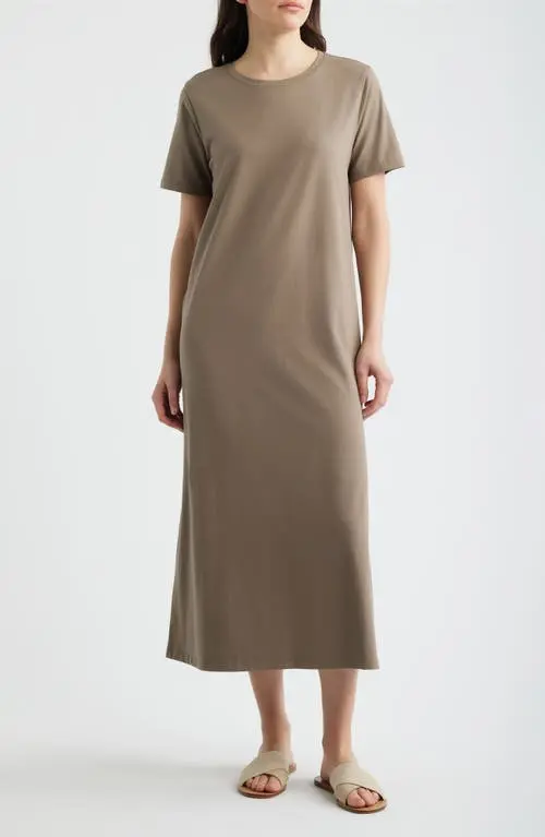 Eileen Fisher Maxi T-shirt Dress - Walnut