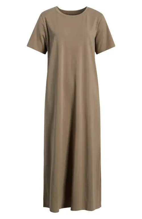 Eileen Fisher Maxi T-shirt Dress - Walnut