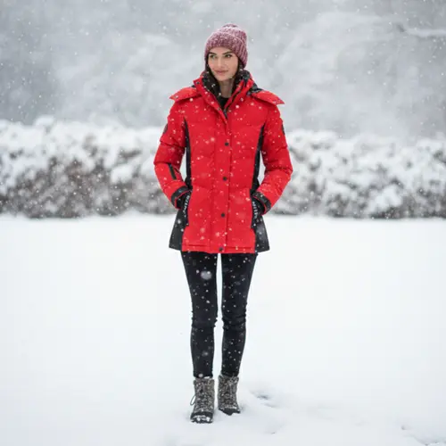 CANADA WEATHER GEAR Hooded Puffer Parka Jacket