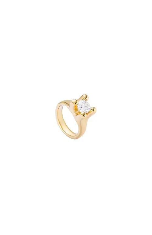 UNODE50 18k Gold-plated Ring With Cubic Zirconia - Metallic Gold