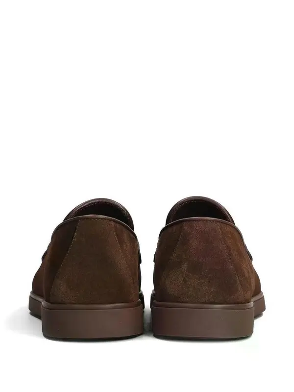 GIUSEPPE ZANOTTI Suede Loafers - Brown