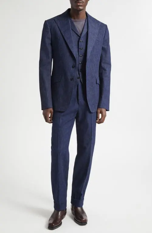 Double Rl Slim Fit Denim Western Pants