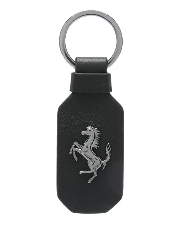 FERRARI Keychain With Logo - Black