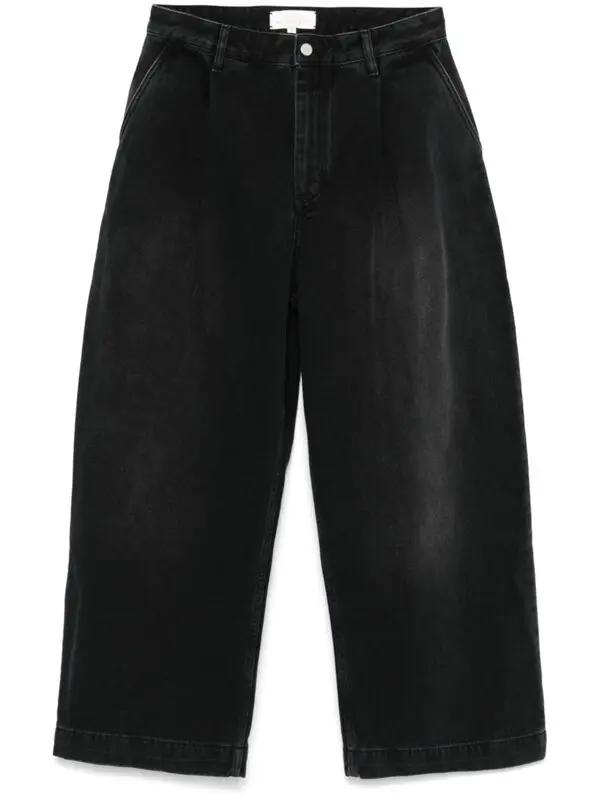 Studio Nicholson Wide-leg Trousers - Black