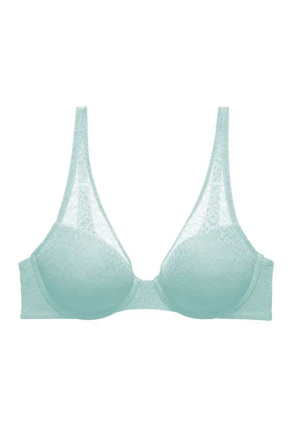 Natori Pretty Smooth Full Fit Contour Underwire Bra - Blue