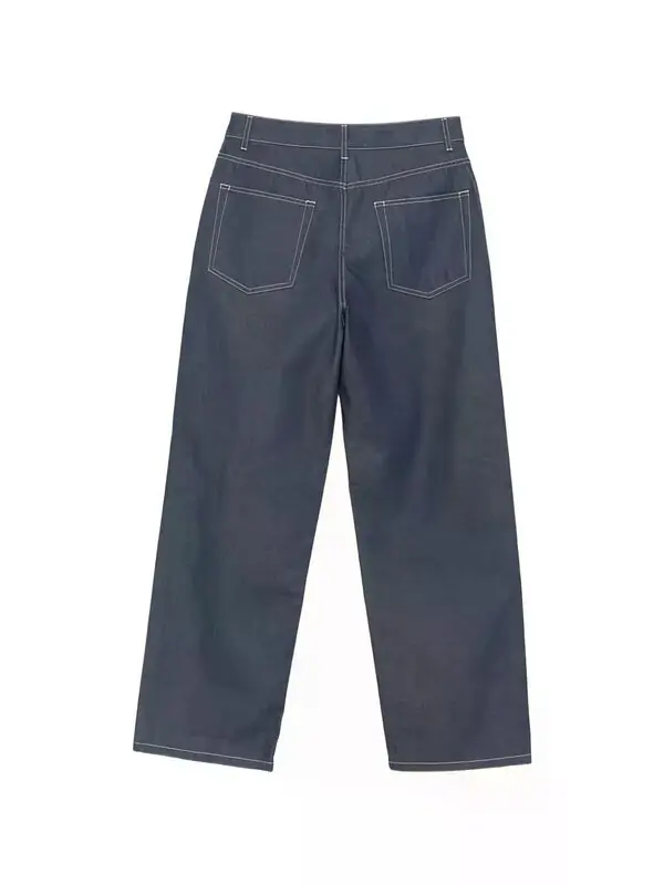 RÓHE Contrast-stitching Jeans - Blue