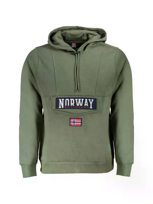 NORWAY 1963 Logo-patch Hoodie - Green