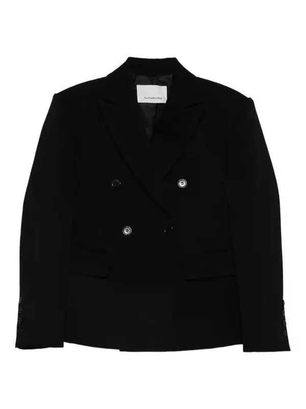 THE FRANKIE SHOP Double-breasted Blazer - Black