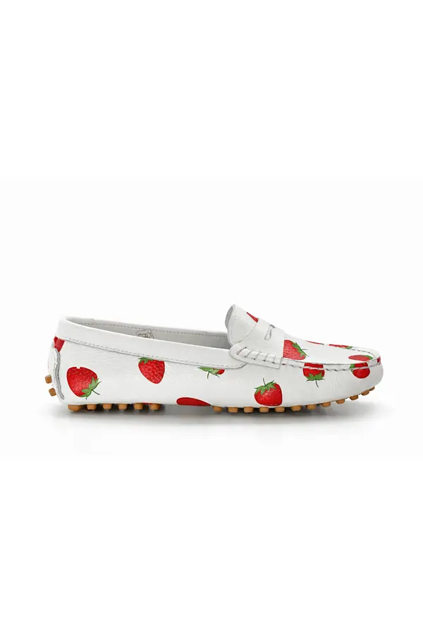 MENINA STEP Oporto Strawberry - White