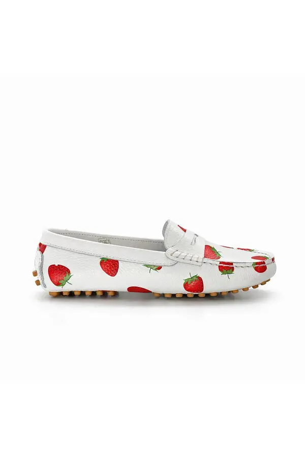 MENINA STEP Oporto Strawberry - White