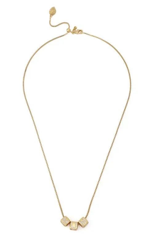 Kurt Geiger Mum Cube Pendant Necklace