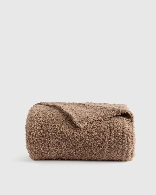 Quince Everyday Cozy Throw - Walnut