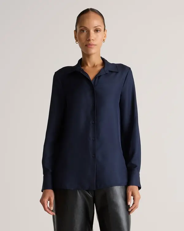 Quince 100% Silk Twill Blouse