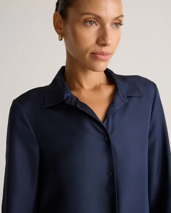 Quince 100% Silk Twill Blouse