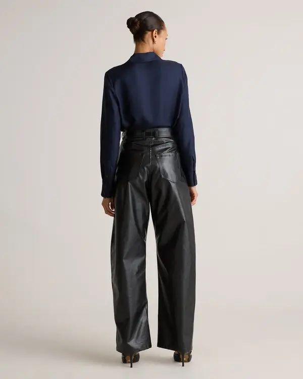 Quince 100% Silk Twill Blouse