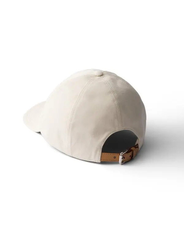 Prada Gabardine Baseball Cap - Neutral