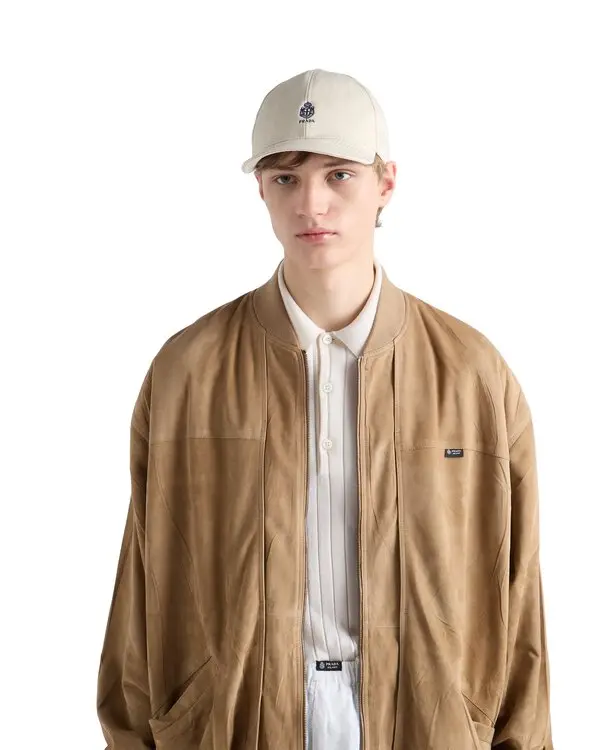 Prada Gabardine Baseball Cap - Neutral