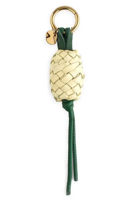 Madewell Woven Pineapple Bag Charm - Pale Pineapple Multi