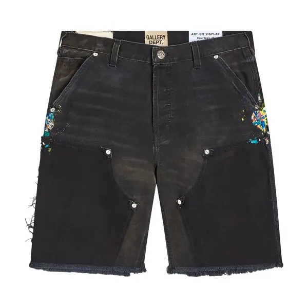 GALLERY DEPT. Carpenter Cut Off Short - Black