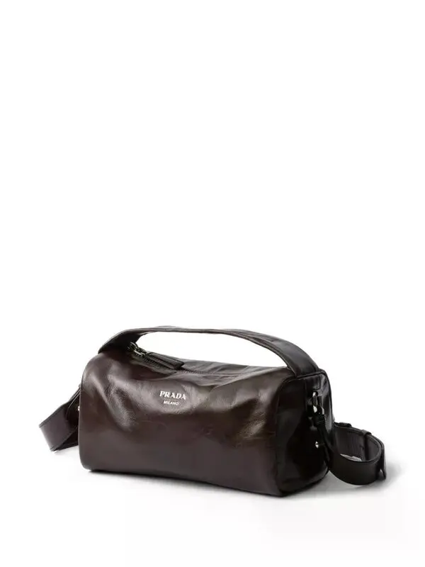 Prada Leather Shoulder Bag - Brown