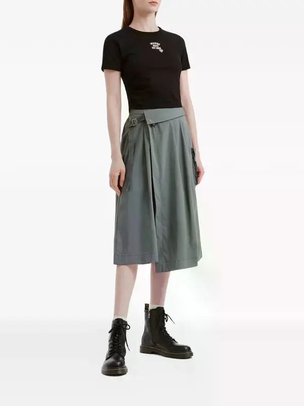 Izzue Buckle-detail Midi Skirt