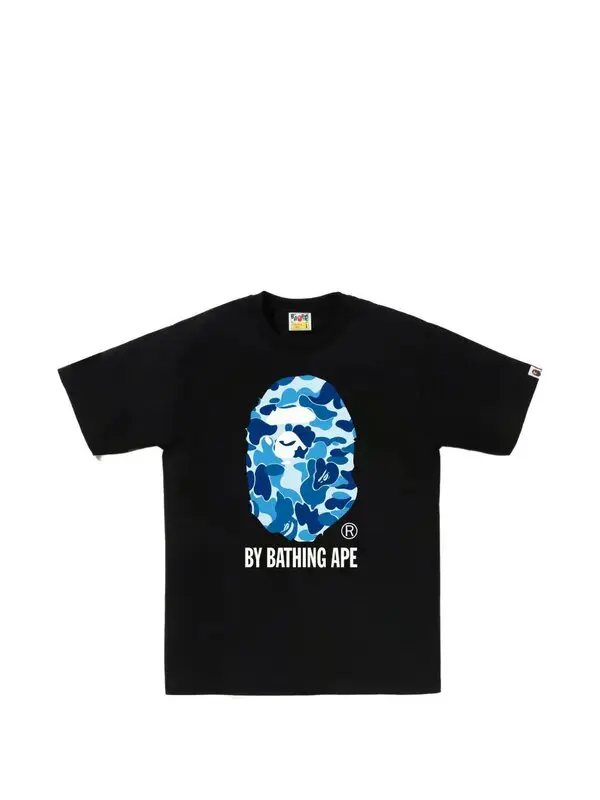 A BATHING APE Camouflage-print T-shirt - Black