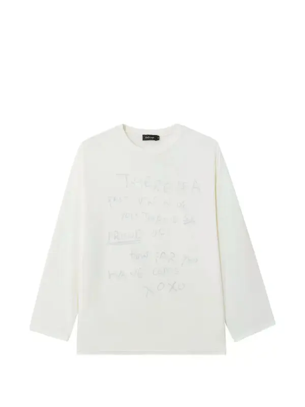 TOUT A COUP Graphic-print Long-sleeve T-shirt