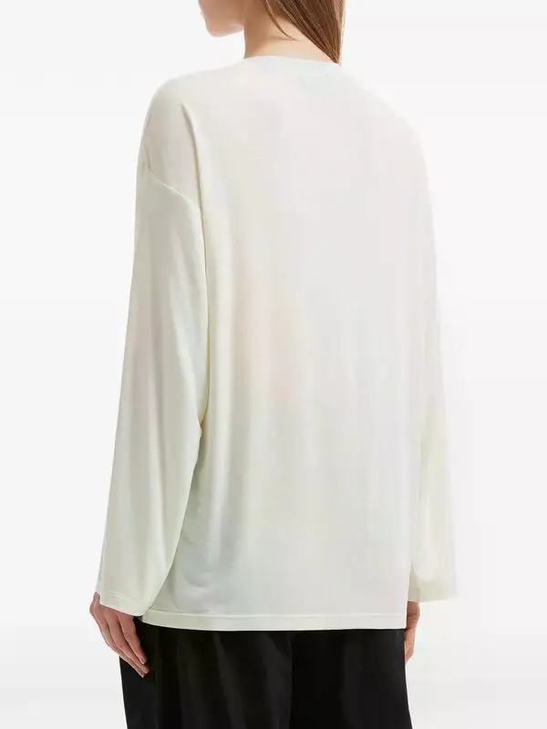 TOUT A COUP Graphic-print Long-sleeve T-shirt