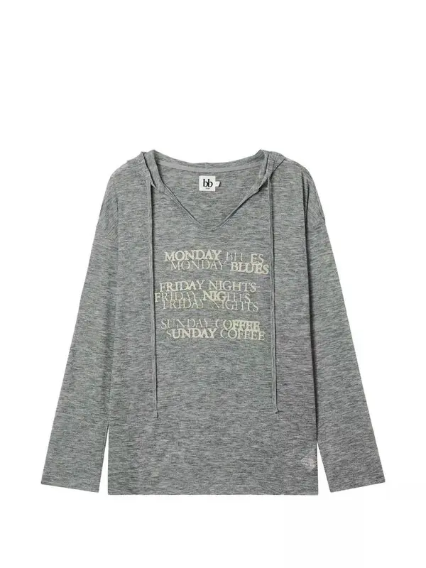 B+AB V-neck Hoodie