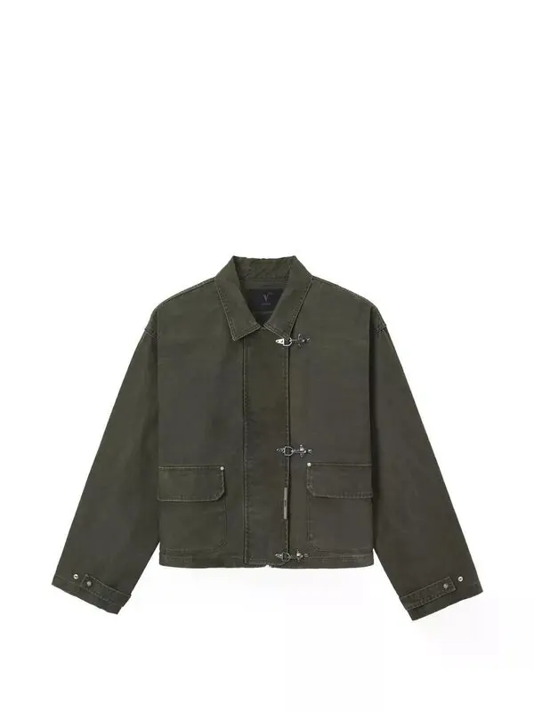 FIVE CM Flap-pocket Toggle Jacket - Green
