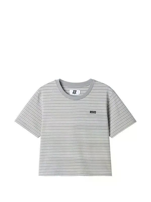 Izzue Striped Round-neck T-shirt - Grey