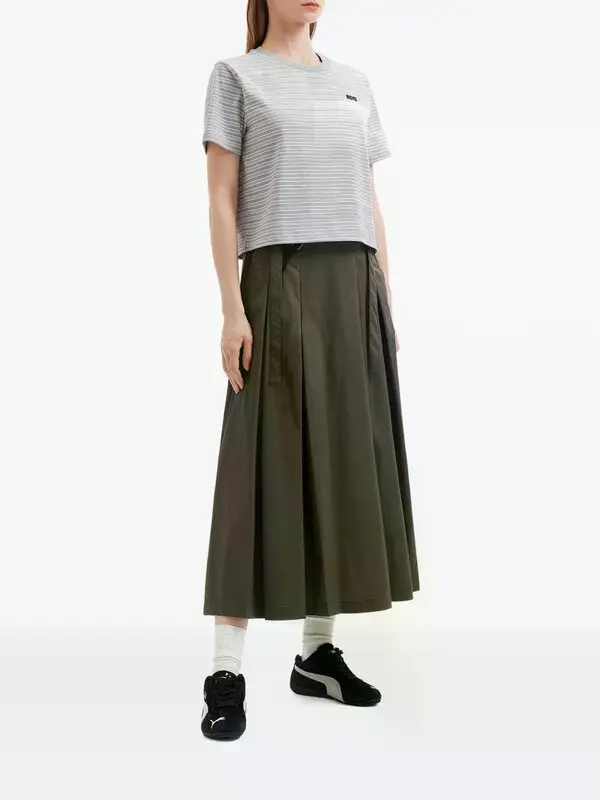 Izzue Striped Round-neck T-shirt - Grey