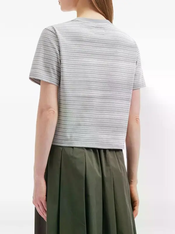Izzue Striped Round-neck T-shirt - Grey