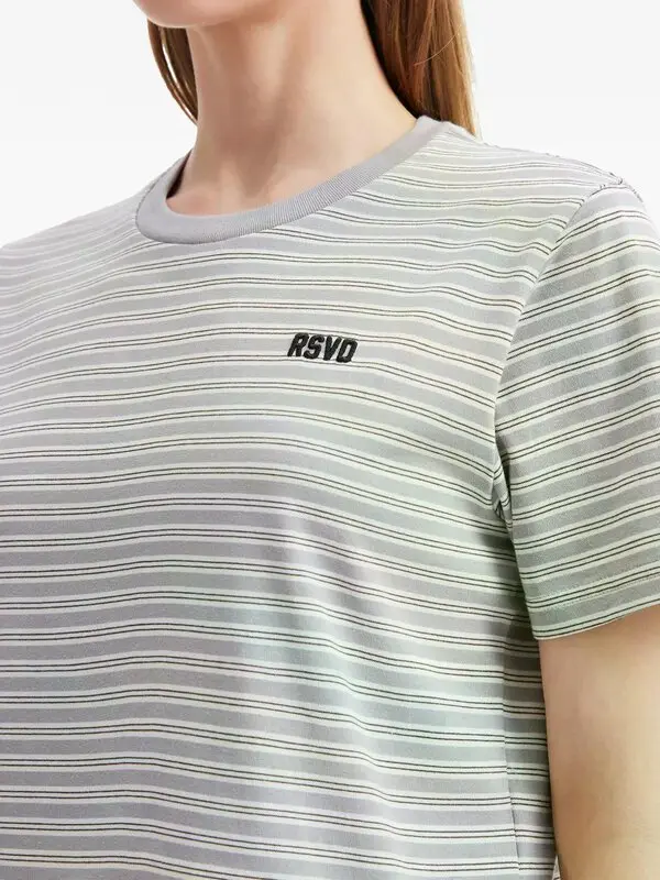 Izzue Striped Round-neck T-shirt - Grey