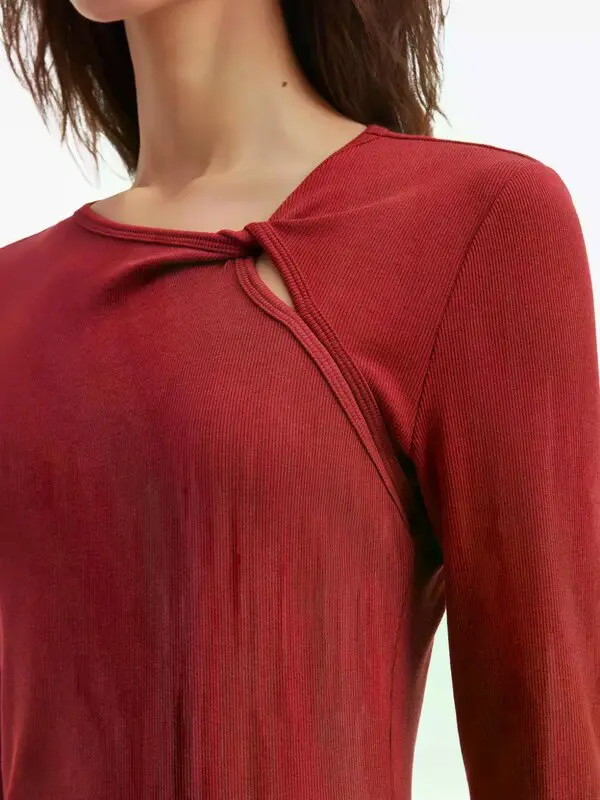 B+AB Knotted Long-sleeve Top