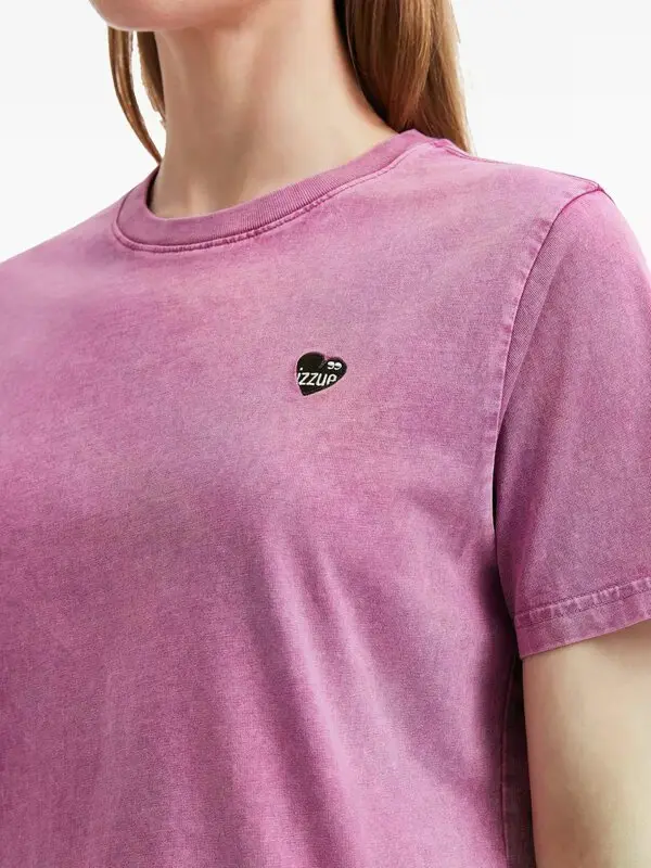 Izzue Patch T-shirt - Pink