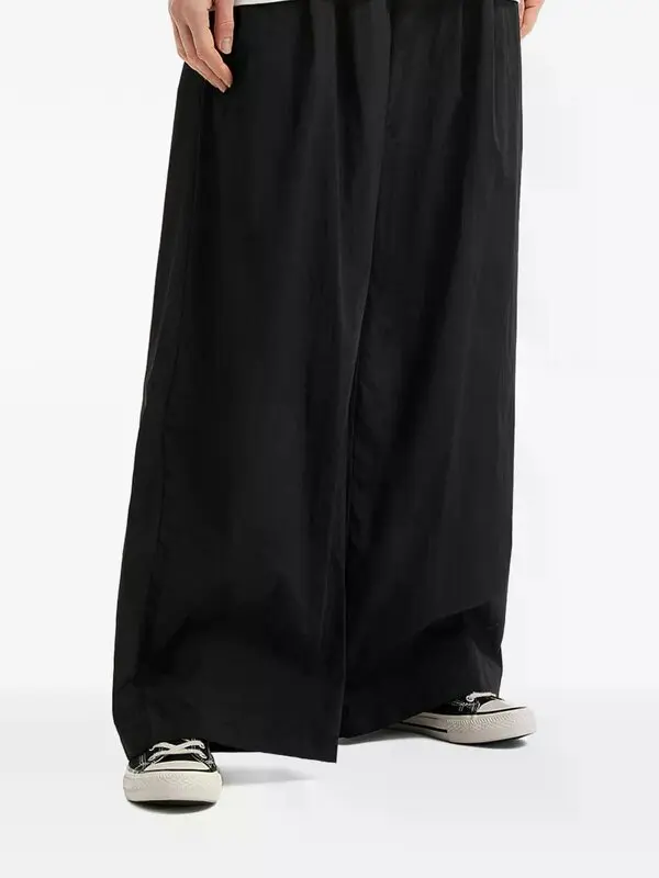 TOUT A COUP Pleated-front Palazzo Pants - Black