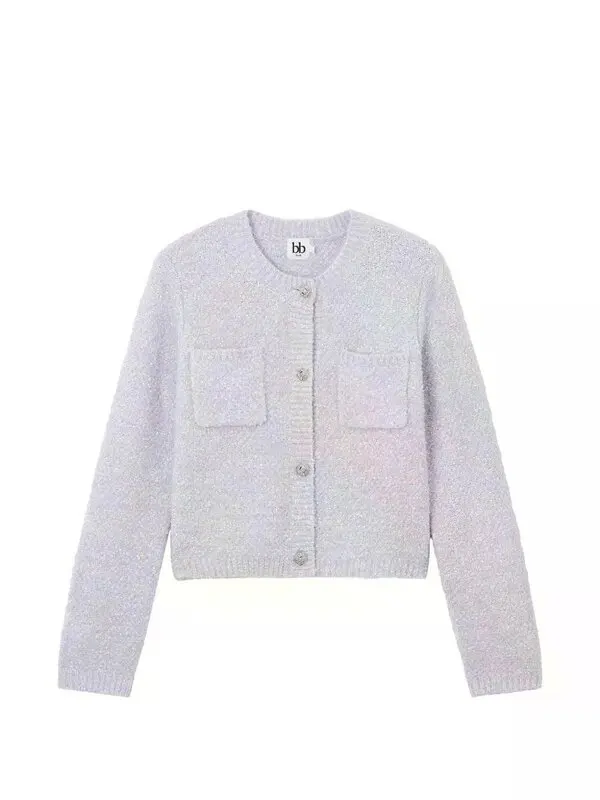 B+AB Crew-neck Cardigan - Purple