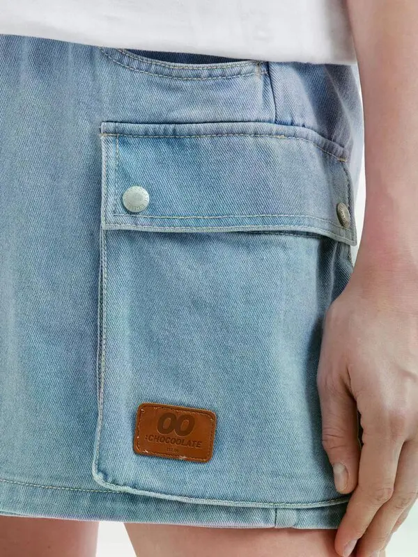 CHOCOOLATE Cargo-pocket Mini Skirt